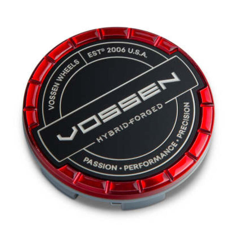 Vossen Billet Sport Cap 1.0 - Small - Hybrid Forged - Transparent Red ...